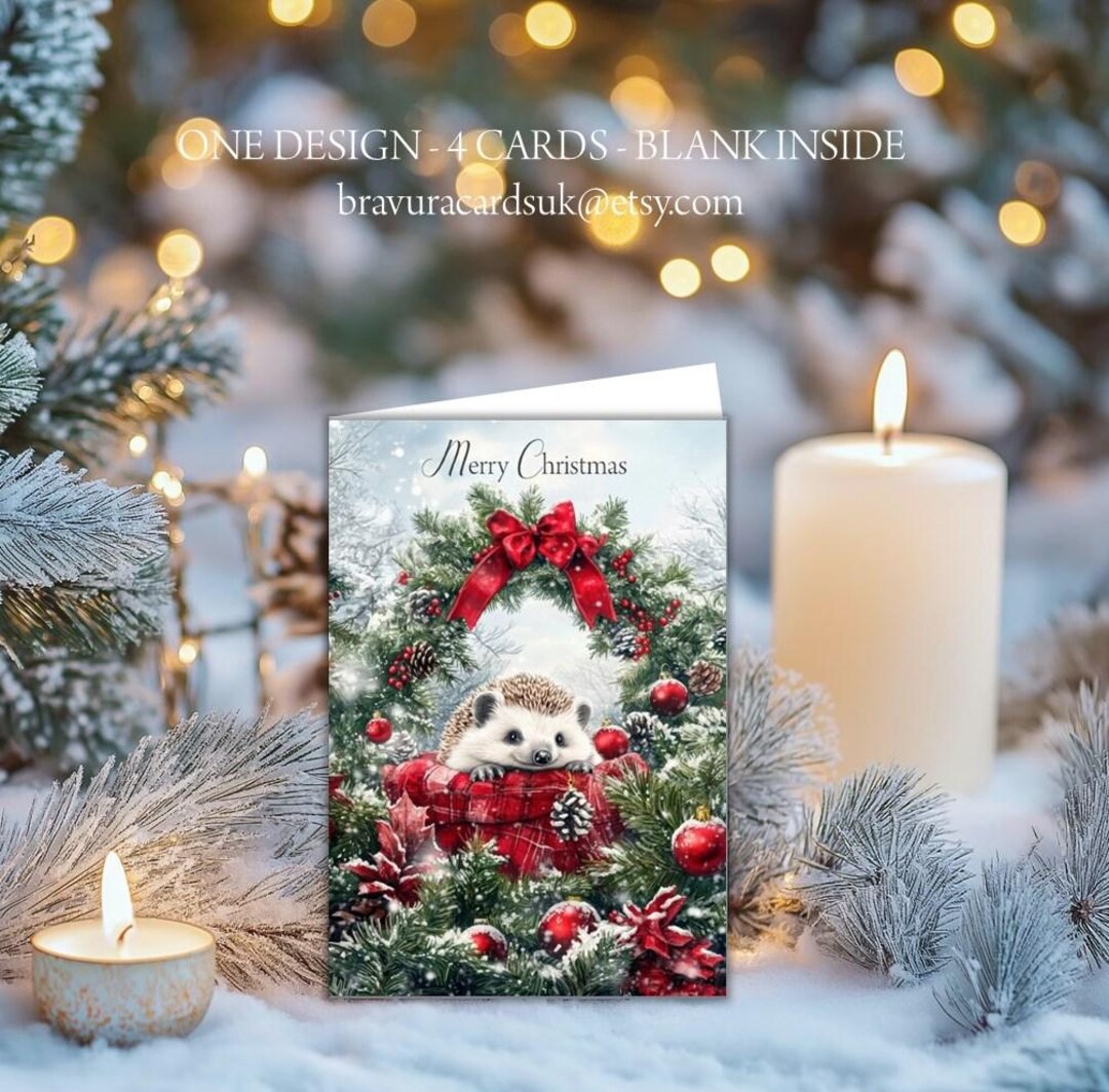 CHRISTMAS NOTELET CARDS - Handmade - 105MM X 148mm (A6 Size) - Pack of ...