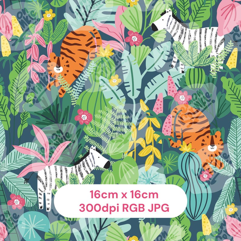Safari Chic: Zebra Tiger Pattern for Fabrics, Stationery, and More ...