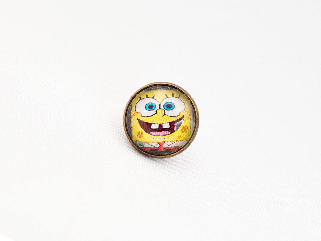 Square Guy Lapel Pin Blotter Art Psychedelic Trippy LSD Retro Cartoon ...