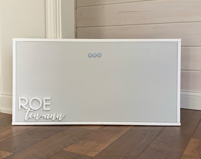 Large Personalized Magnet Board-custom Magnetic Message Board-kids Art ...