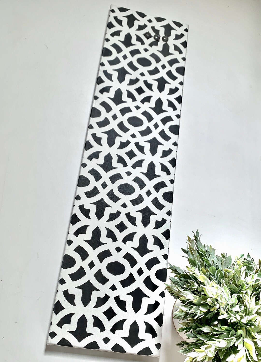 Long & Narrow Magnet Board - Custom Painted Bulletin Board - Skinny ...