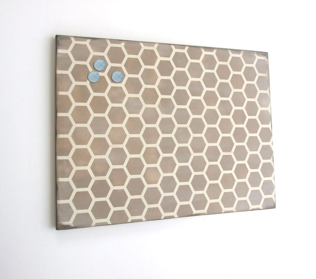 Large Magnetic Memo Board - Custom Painted Canvas Magnet Board - YOU ...