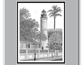 Key west drawings | Etsy