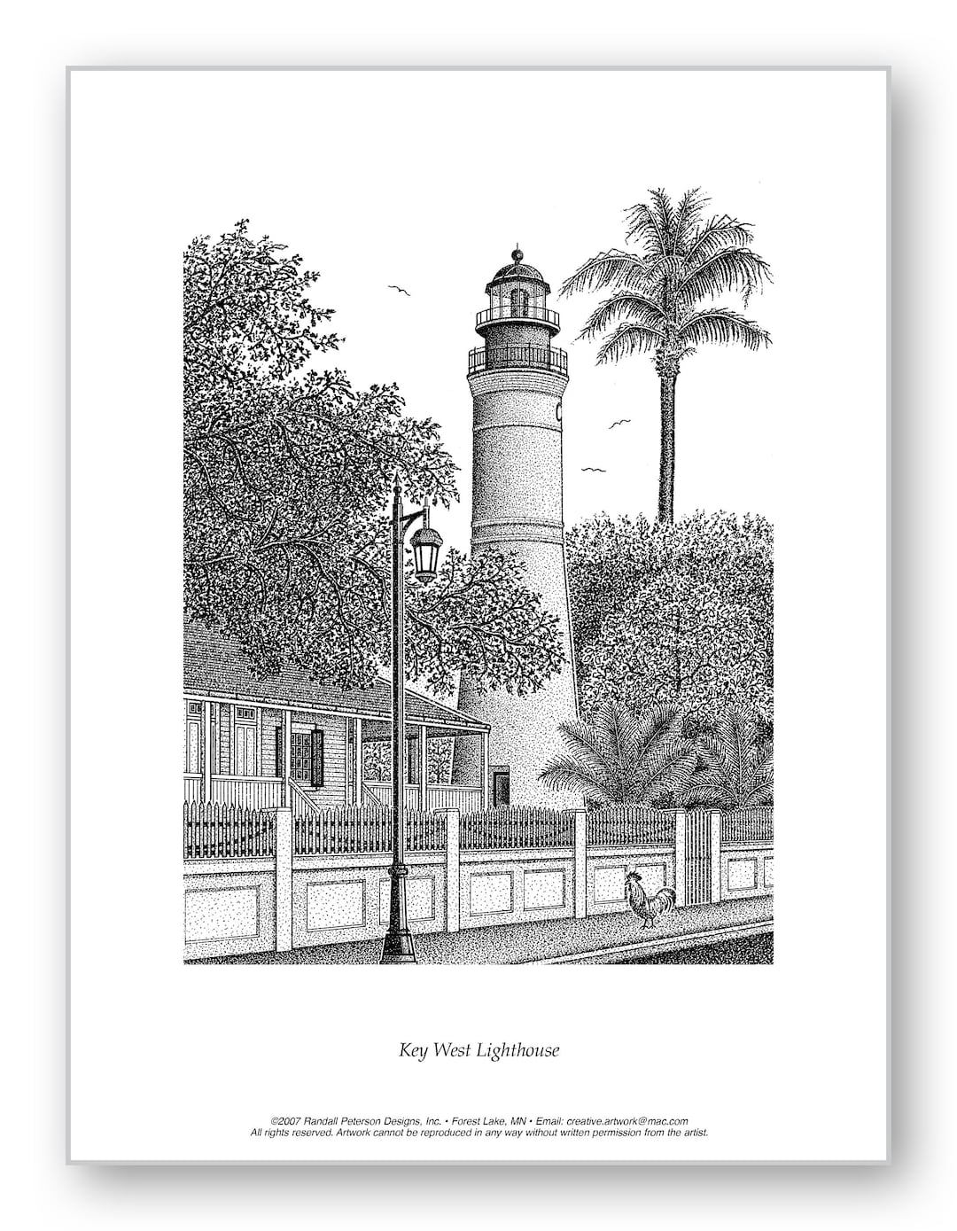 Key West Lighthouse Limited Edition Print - Etsy