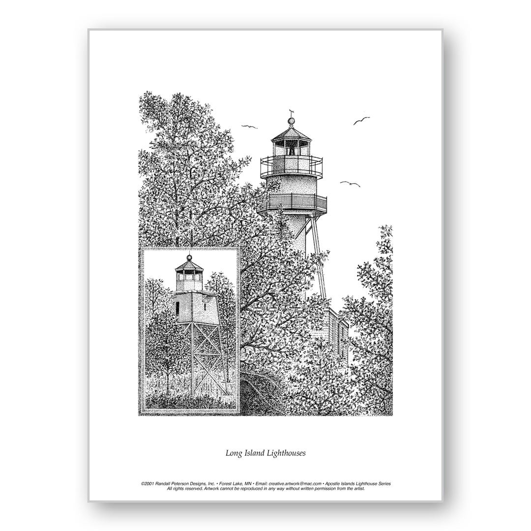 Long Island Lighthouses - Unmatted & Matted Limited Edition Prints - Etsy