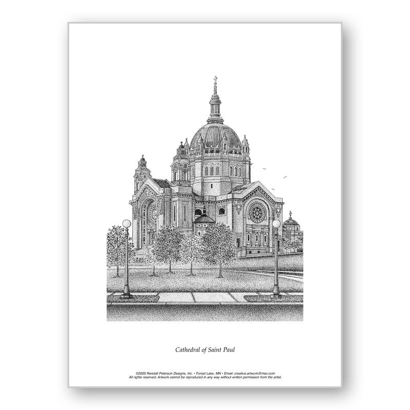 St Pauls Cathedral Sketch - Etsy