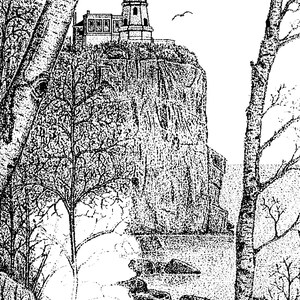 Split Rock Lighthouse Original Artwork - Etsy