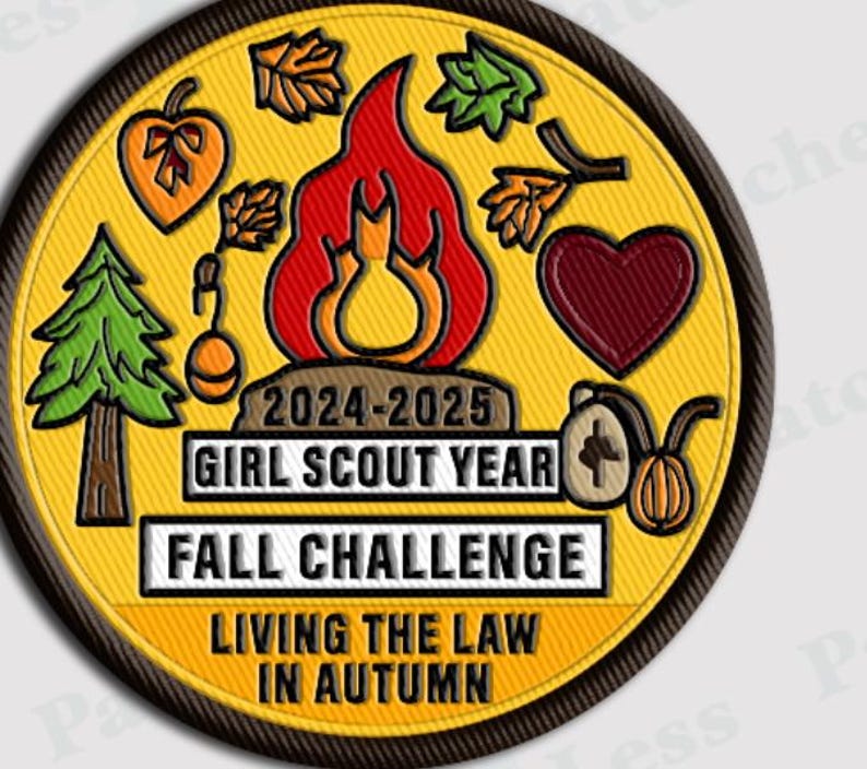 Girl Scout Fall Fun Patch and Challenge - Etsy