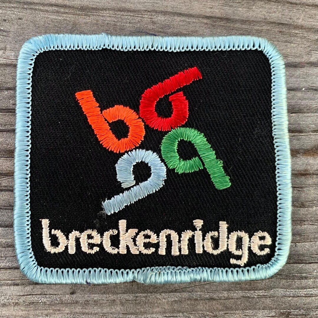 1980's BRECKENRIDGE Ski Patch Vintage Colorado Skiing Travel Badge ...