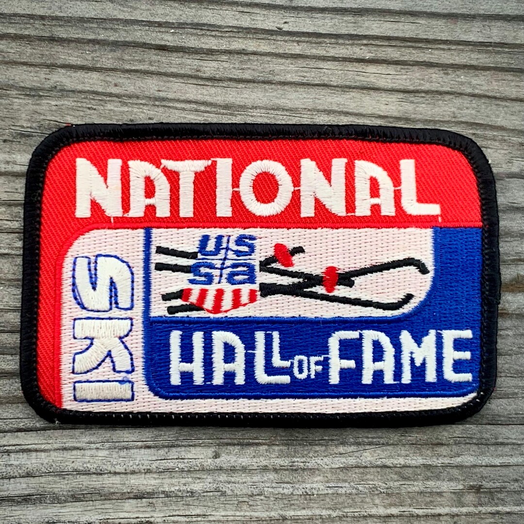 1980's USSA National Ski Hall of Fame Travel Patch Ishpeming Michigan ...
