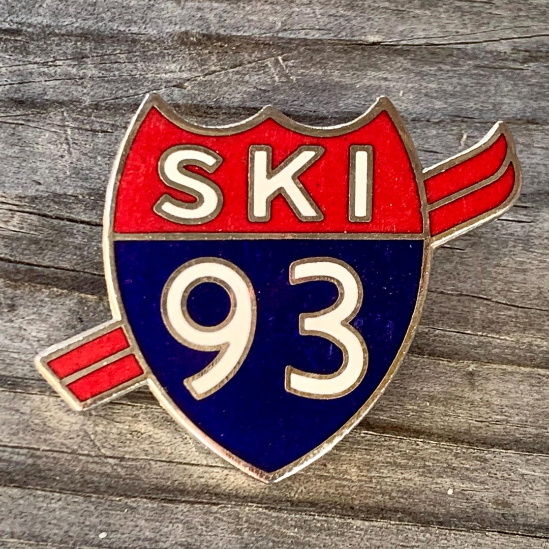 1970's SKI 93 Pin, New Hampshire, CANNON Loon Mittersill Waterville ...