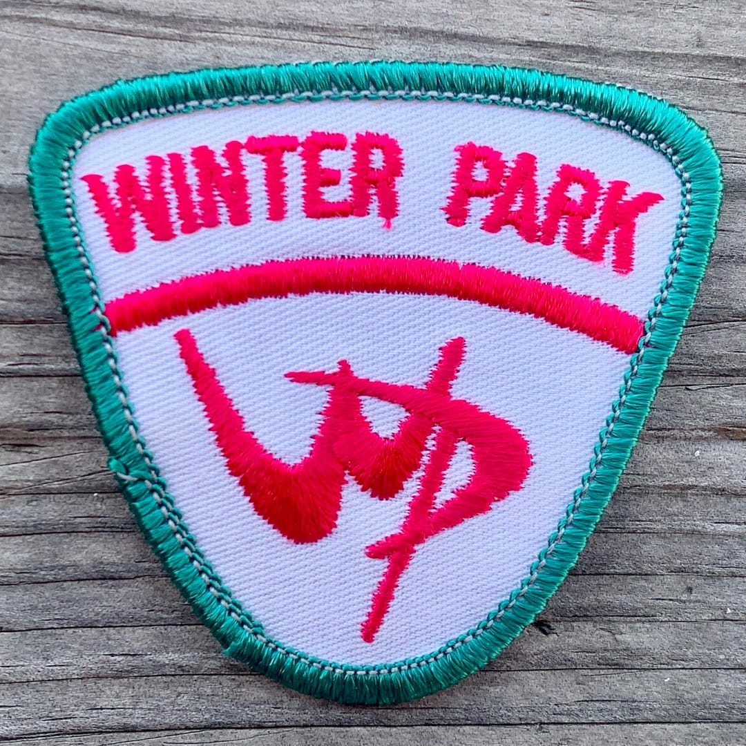 1980's WINTER PARK Vintage Ski Patch Colorado Skiing Travel Badge ...