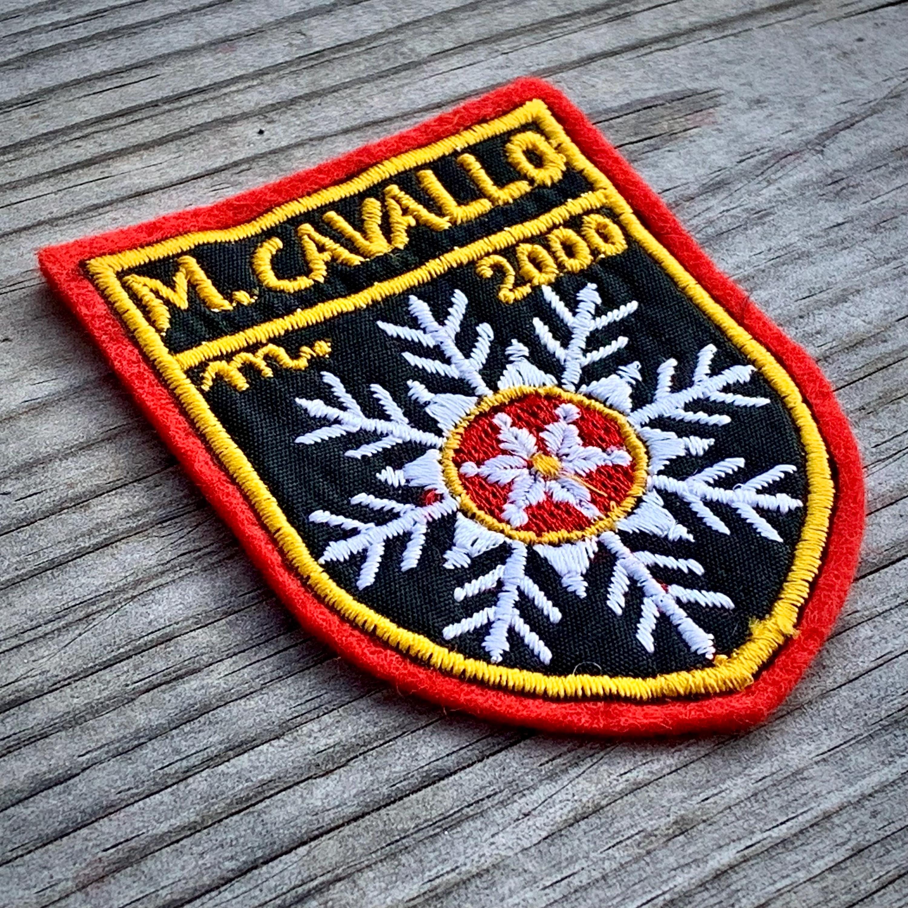 1960's MONTE CAVALLO Vintage Ski Patch Italy Austria Tyrol Skiing ...