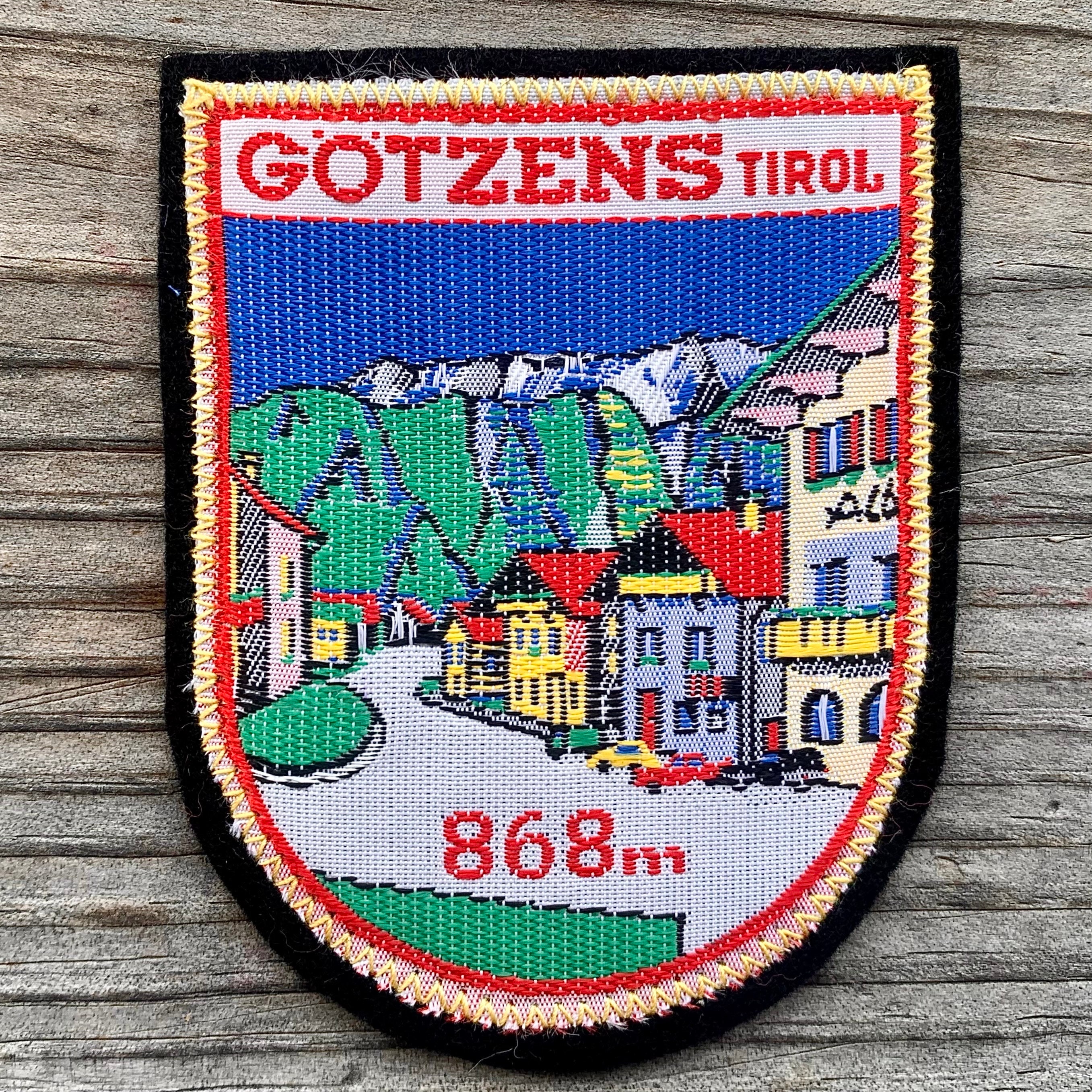 1960's GOTZENS Tirol Vintage Ski Patch AUSTRIA Skiing Innsbruck Travel ...