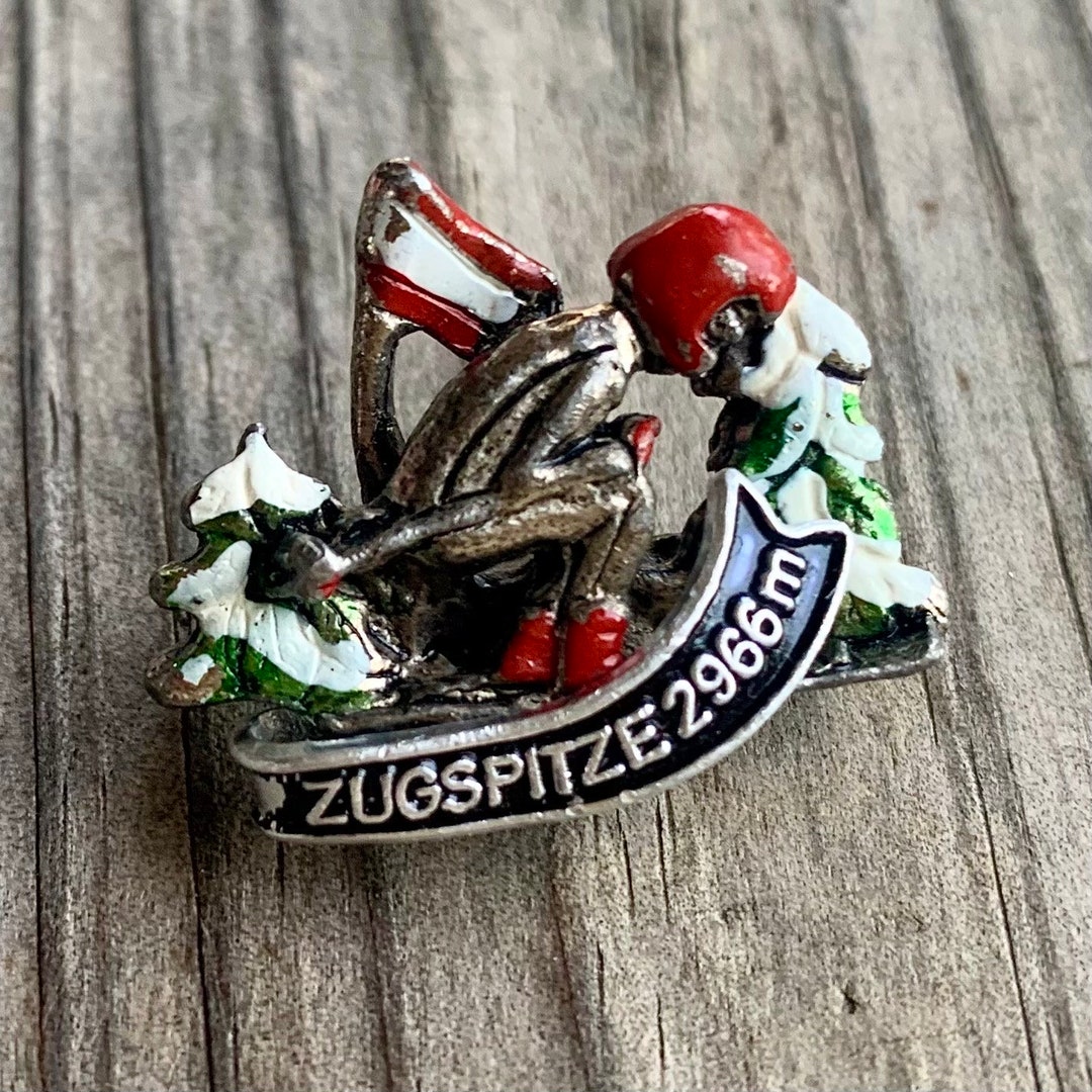 1970's ZUGSPITZE Vintage Ski Pin Germany Garmisch Austria Tyrol Travel ...