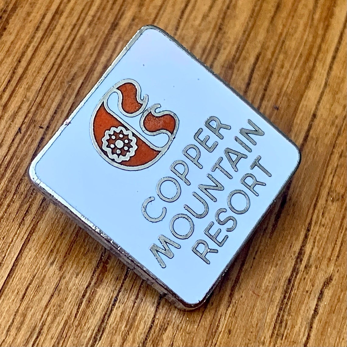 1980's COPPER MOUNTAIN Vintage Enamel Pin COLORADO Pinback Antique ...