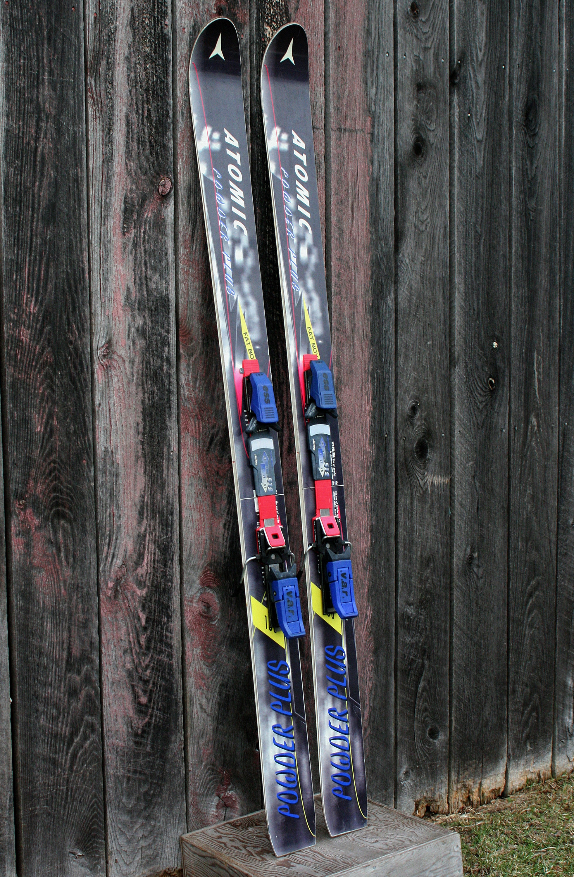 Vintage ATOMIC Powder Plus Fat Boy Alpine Snow Skis 180cm Made - Etsy