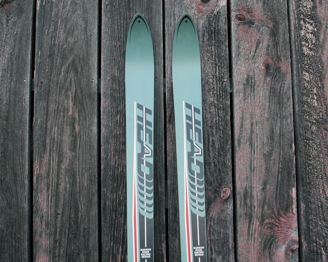 Vintage HEAD LR90 Alpine Snow Skis 207cm/82 MARKER Rotomat Bindings ...