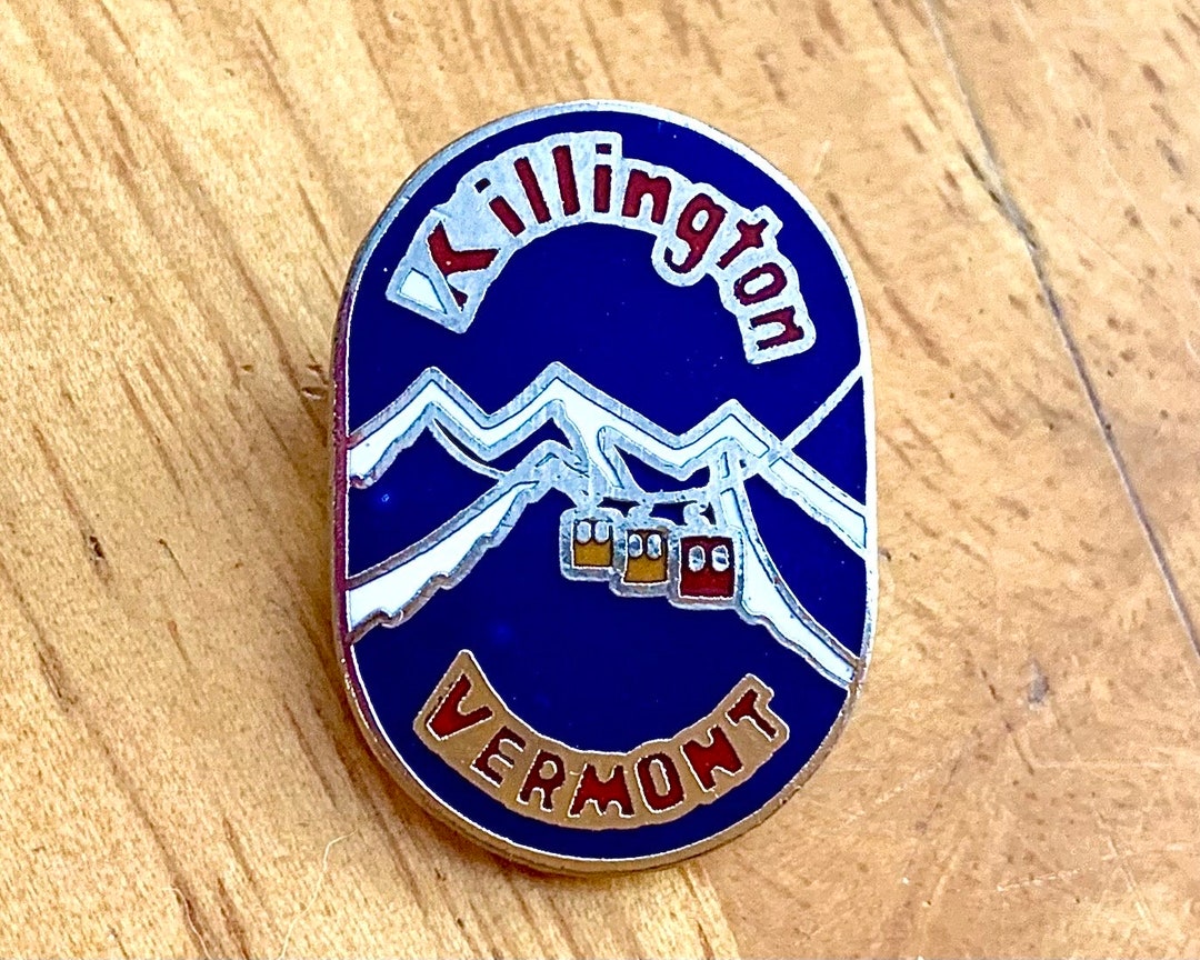 1970's KILLINGTON Resort SKI PIN Vermont Skiing Skyeship Gondola ...