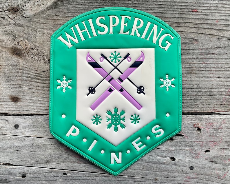 1980's WHISPERING PINES SKI Hill Patch, Worsley Alberta Canada, Extra ...