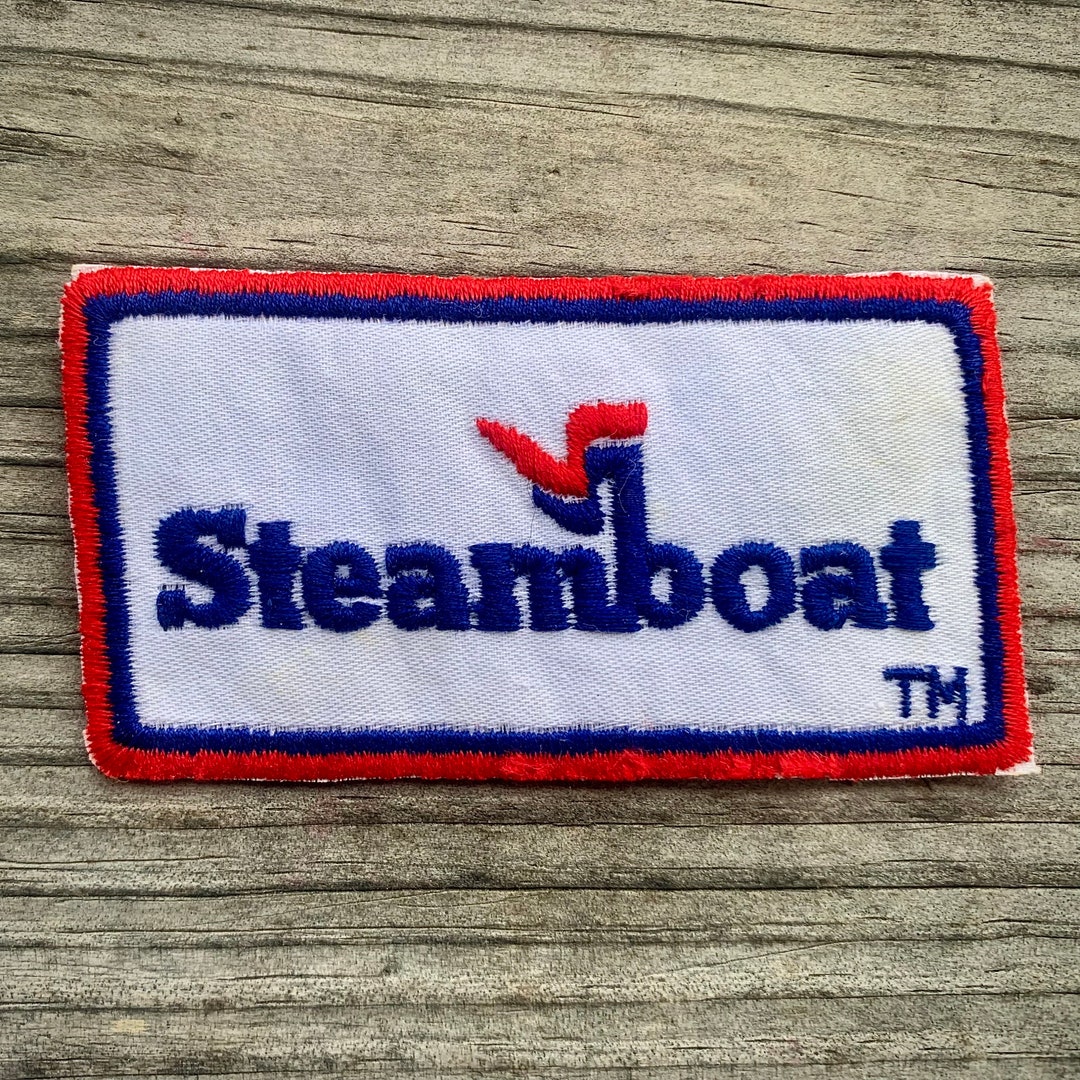 1970's STEAMBOAT Springs Vintage Ski Patch COLORADO Skiing Travel Badge ...