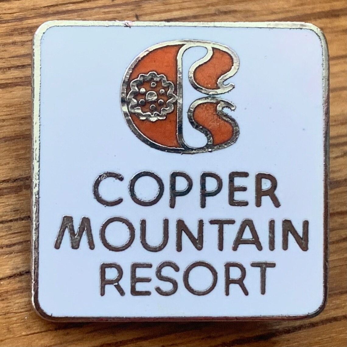 1980's COPPER MOUNTAIN Vintage Enamel Pin COLORADO Pinback Antique ...