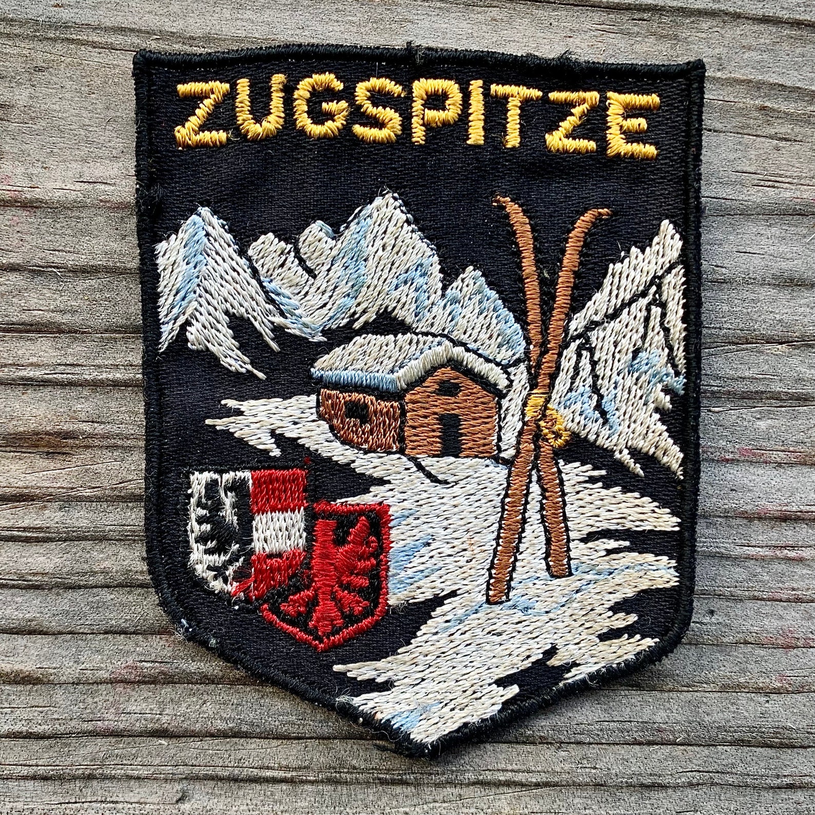 1960's ZUGSPITZE Vintage Ski Patch Germany Garmisch Austria Tyrol ...