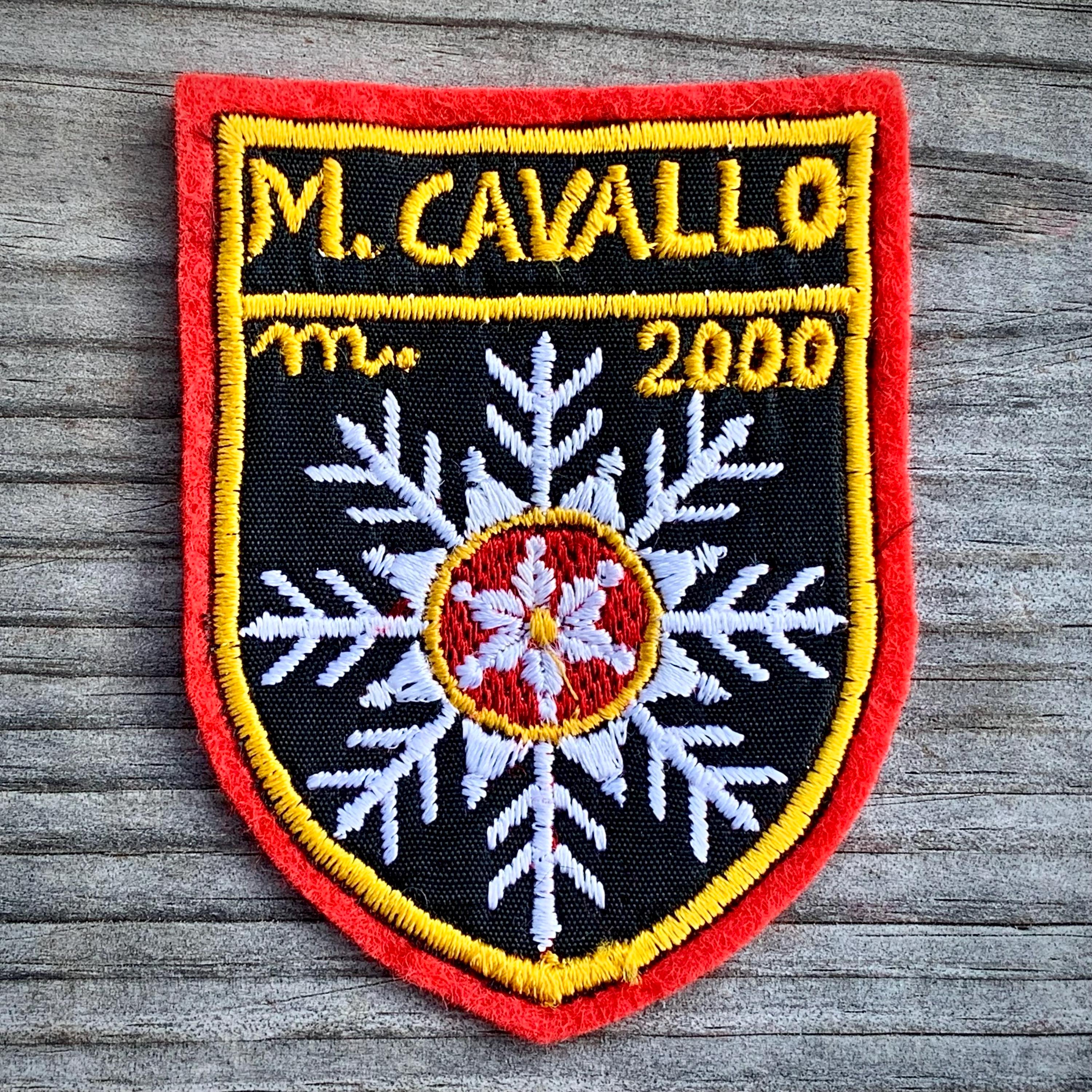1960's MONTE CAVALLO Vintage Ski Patch Italy Austria Tyrol Skiing ...
