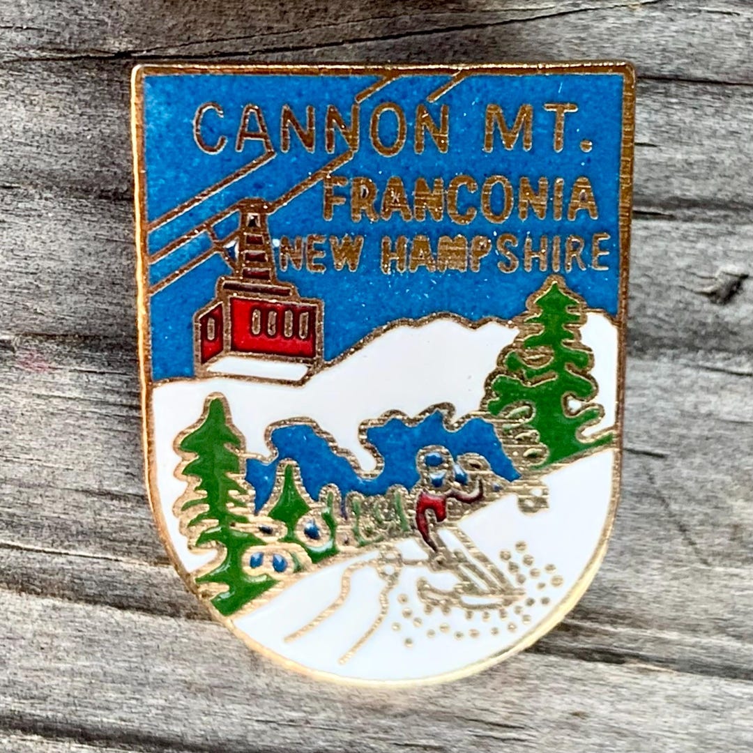1970's CANNON MOUNTAIN Ski Pin, Franconia New Hampshire, Vintage Skiing ...