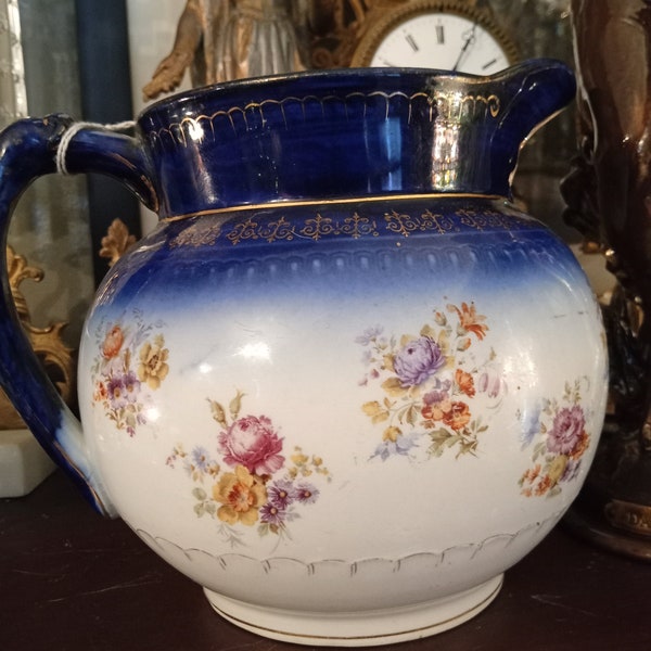 Flow Blue Pitcher - Etsy