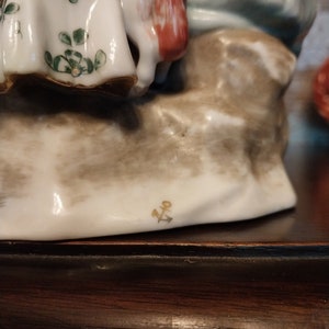 Antique Samson Figural Group Couple and Goat - Etsy