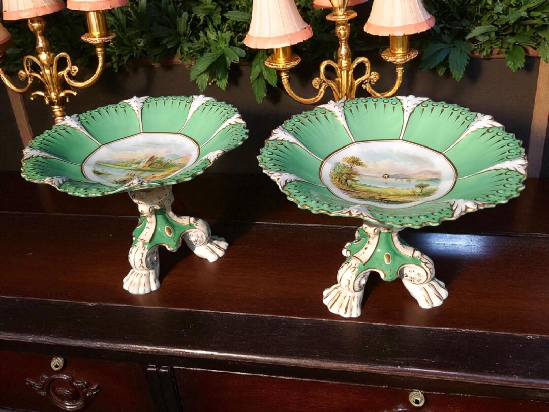 Antique Regency Server Compotes: Early 1800s Restoration Pieces - Etsy