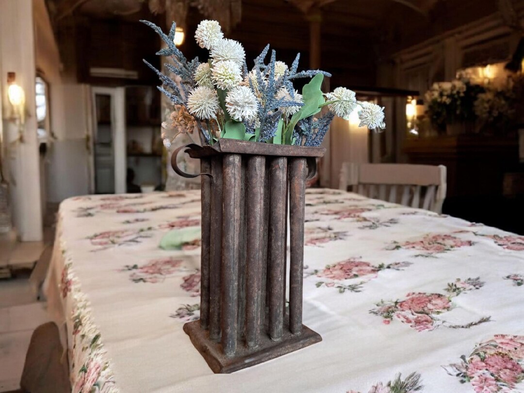 Pretty and Primitive Antique Tin 12 Slot Candle Mold - Etsy