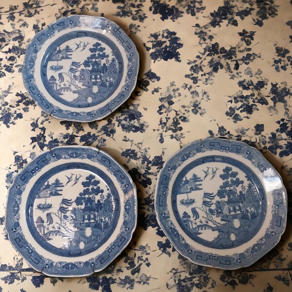 Willow Pattern Plate - Etsy