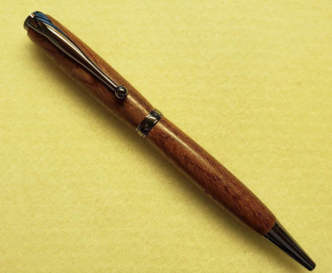 Bubinga in Gunmetal Roller Pen - Etsy
