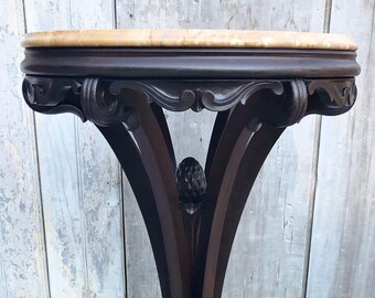 Marble plant stand | Etsy