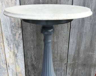 Marble plant stand | Etsy