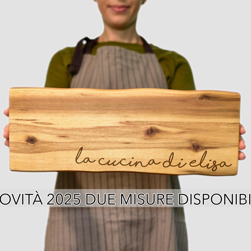 Tagliere di legno per salame - Etsy Italia