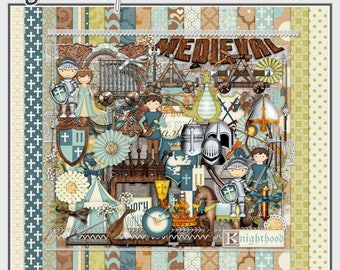 Medieval Scrapbook Paper - Etsy