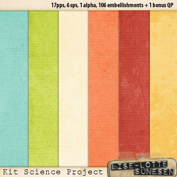 Digital Scrapbook Kit Science Pattern Paper Scrapbook School - Etsy