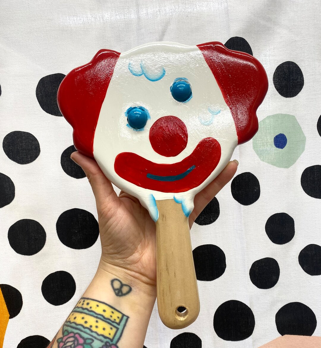 Clown Popsicle Paddle *BDSM* 3D Eyes - Etsy