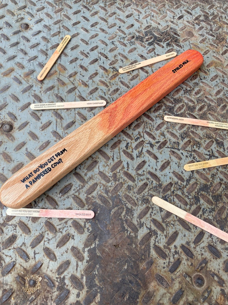 Popsicle Stick Paddle BDSM - Etsy
