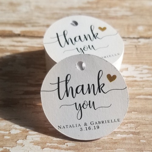 Round Wedding Tag Label Bridal Shower Favor Sticker Template - Etsy