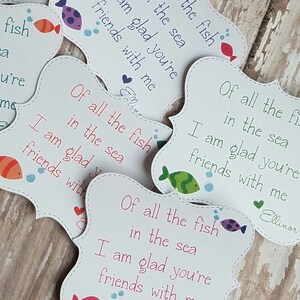 Of All the Fish in the Sea, I Am Glad You're Friends With Me, Valentine ...