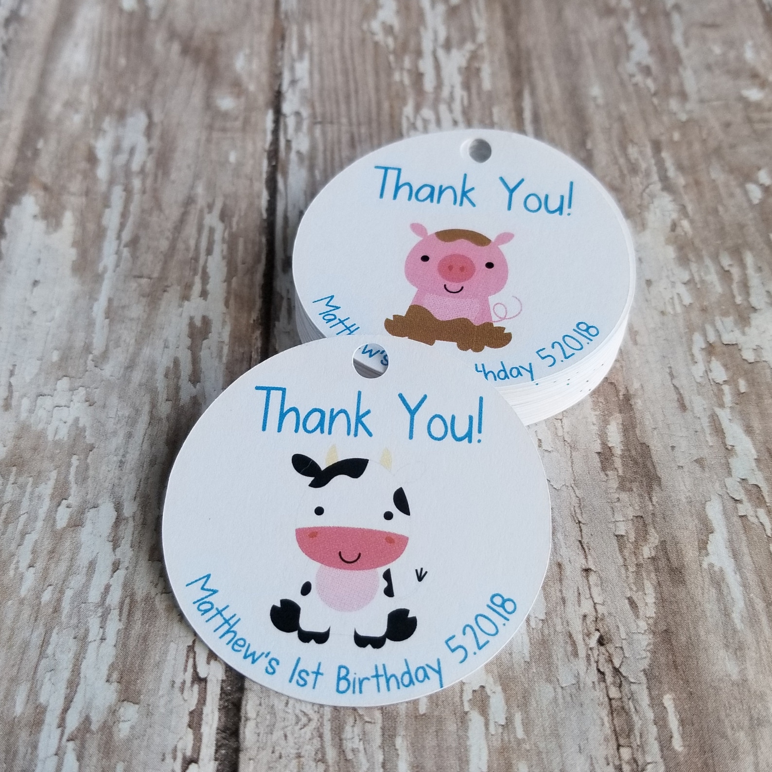 Farm Animal First Birthday Tags, Baby Shower, Baby Animals, Farm ...
