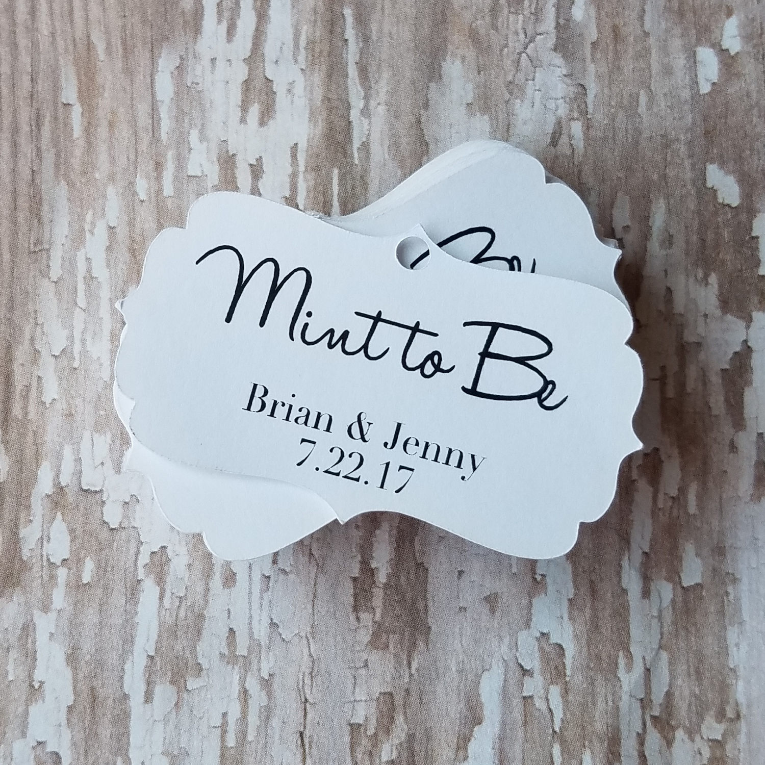 Mini Mint to Be Tags Wedding tags Wedding Mints Wedding | Etsy