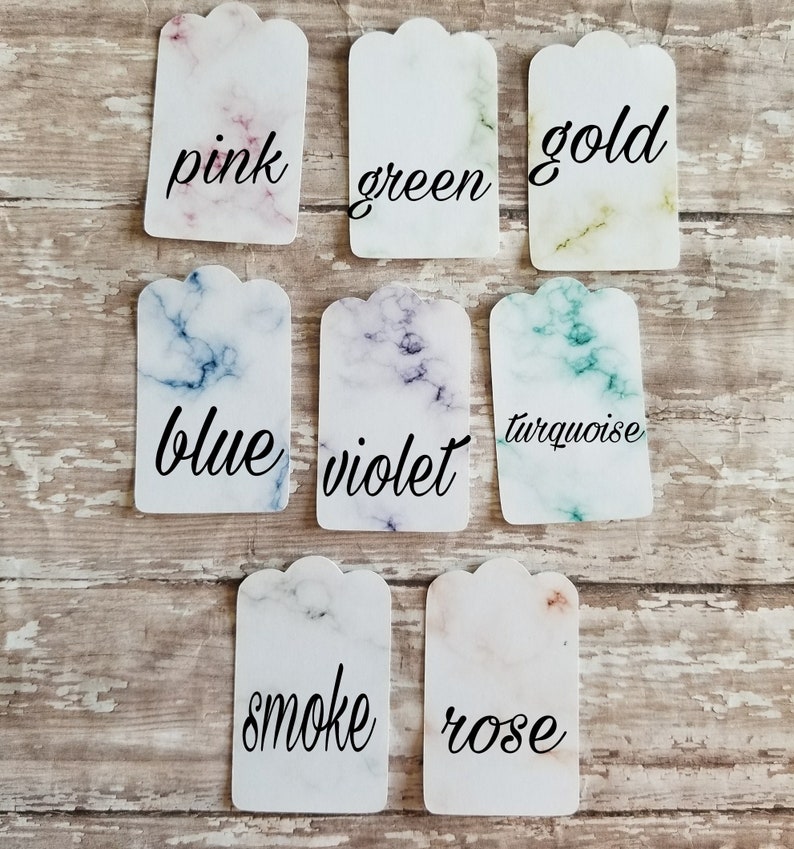 Custom Marbled Mini Tag Ornate Marbled Tag Marble Tag - Etsy