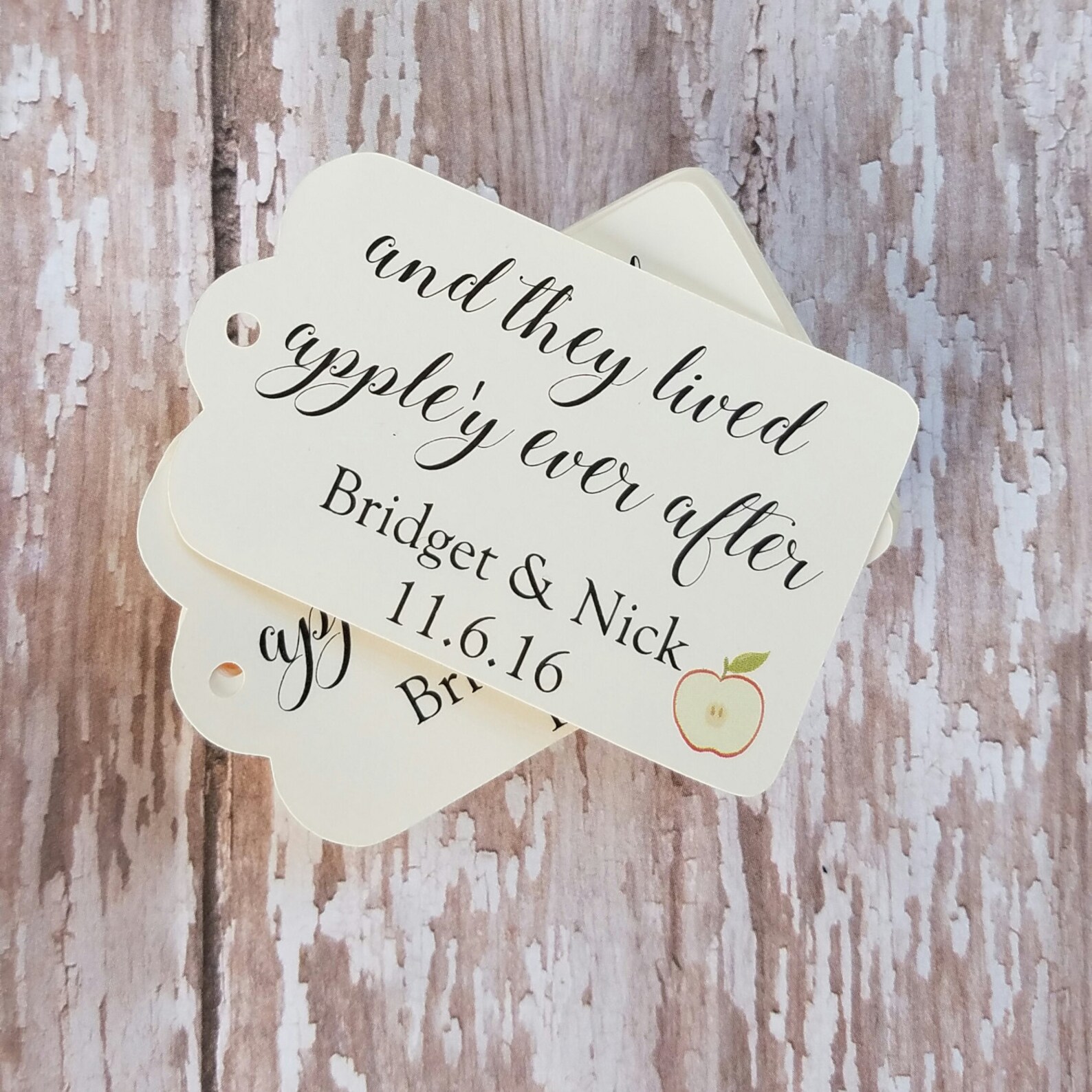 And They Lived Apple'y Ever After Apple-y Ever After - Etsy