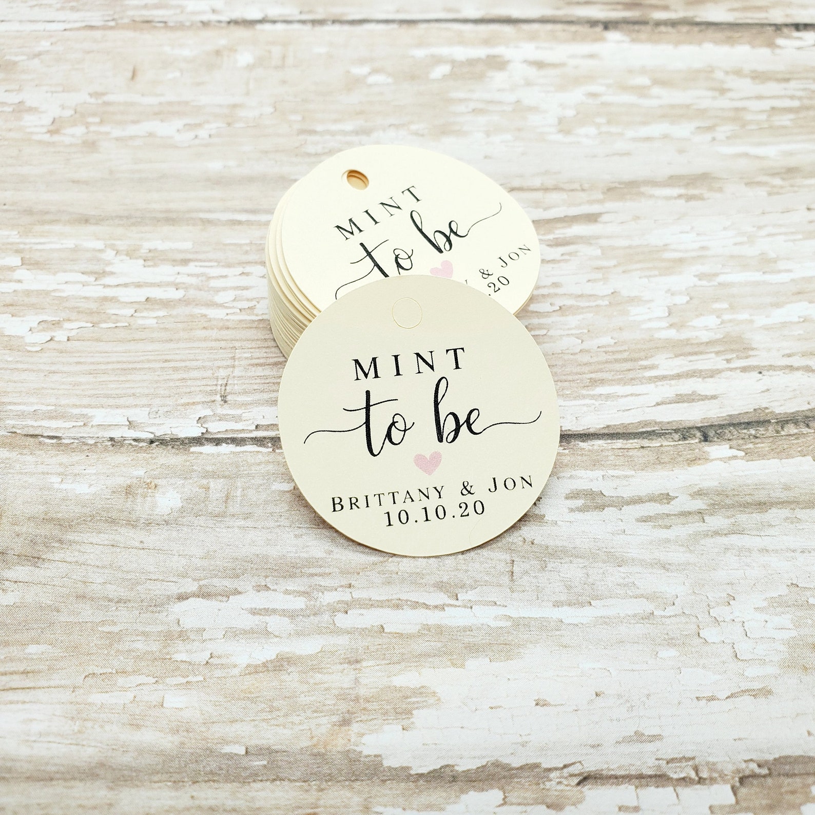 Mint to Be Mint Tags Wedding Tags Bridal Shower Tags - Etsy