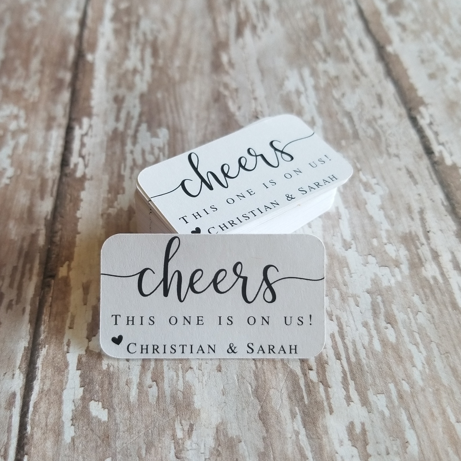 Drink Ticket, Good for One Drink, Wedding Drink Ticket, Cheers, This ...